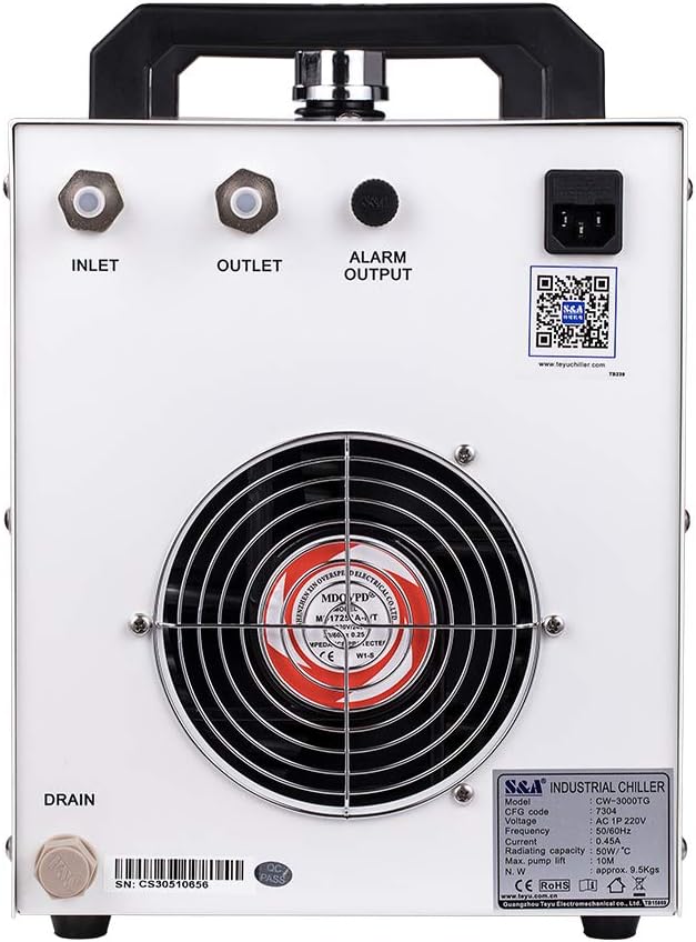 Genuine S&A CW3000 Water Cooling Unit – MW Laser Australia